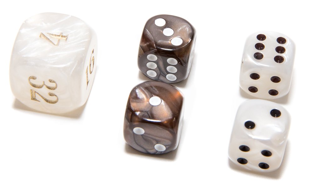 Bello Games Deluxe Marbleized Dice Sets 5/8"