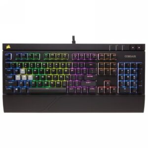 corsair strafe rgb mechanical usb gaming keyboard — cherry mx silent