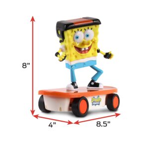 NKOK Spongebob 2.4GHz Skateboarder R/C Vehicle; Full Function 2.4 GHz Radio Control with Turbo Boost; Ages 6+