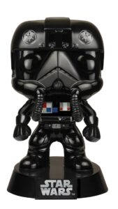 funko pop star wars: black chrome tie-fighter pilot nycc exclusive action figure