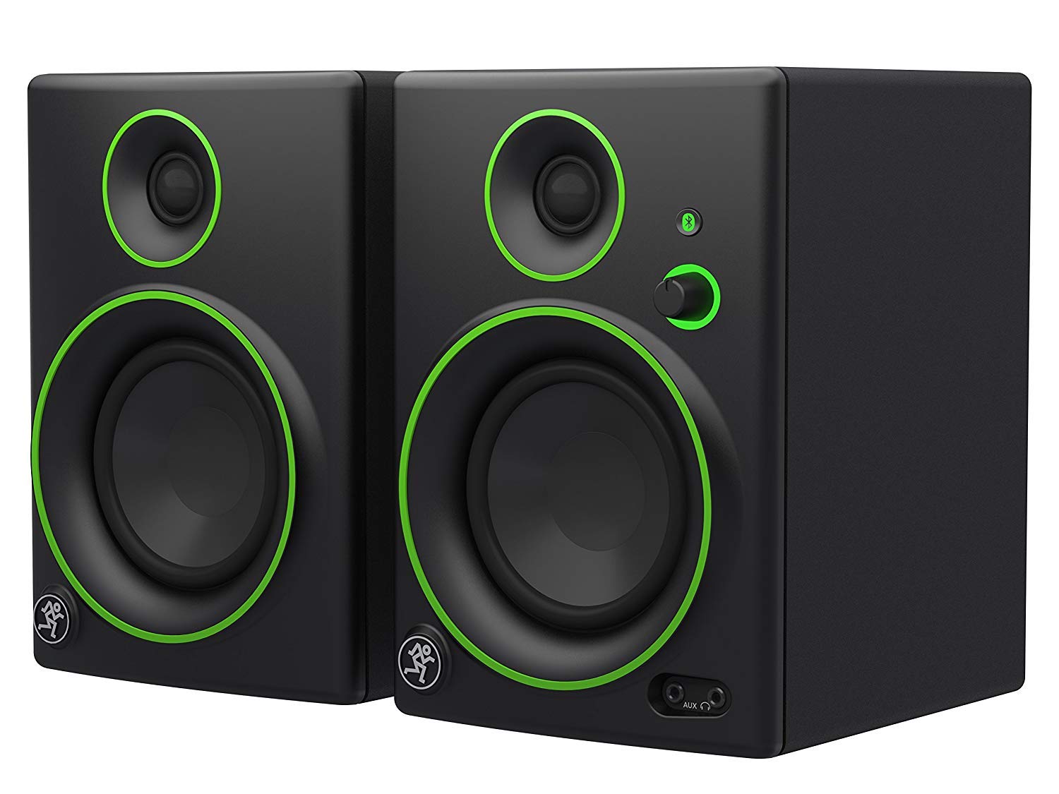 Mackie Studio Monitor, Black w/Green Trim, 4-inch (CR4BT)