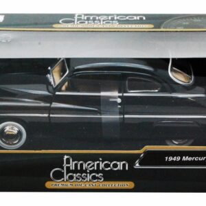 1949 Mercury Eight Coupe, Black - Motormax 73225-1/24 Scale Diecast Model Toy Car