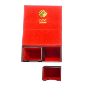 Dex Protection The Dualist Deck Box | 120 Card Storage Capacity | Dual Storage Compartments | Magnetic Closure | Matte Exterior Finish with Velvet Lined Interior