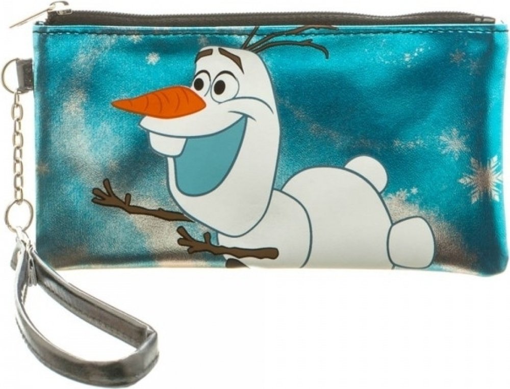 Disney Envelope Wallet Frozen Olaf Clear w/Wristlet Bag New Toys gw37w0dsp