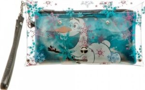 disney envelope wallet frozen olaf clear w/wristlet bag new toys gw37w0dsp