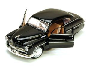 1949 mercury eight coupe, black - motormax 73225-1/24 scale diecast model toy car