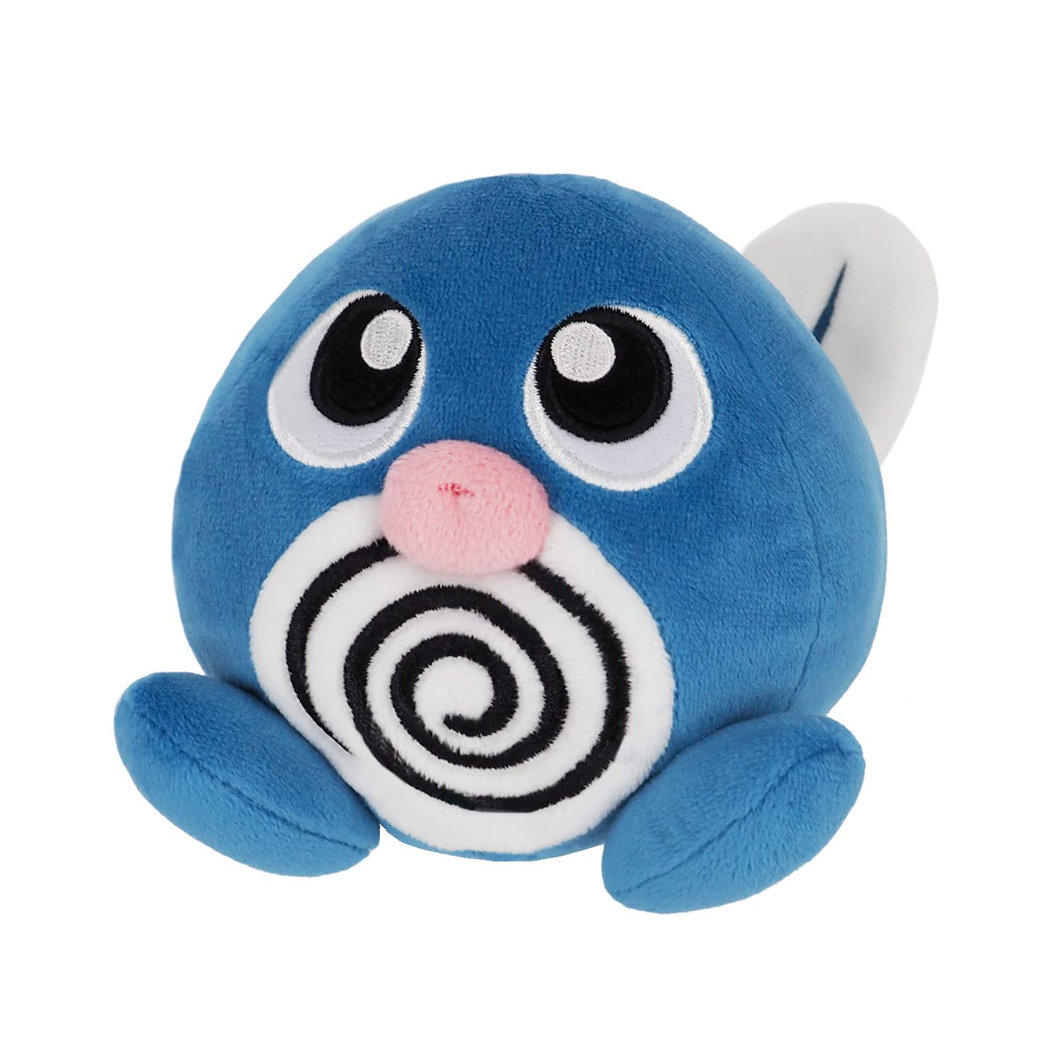 Sanei Pokemon All Star Series Poliwag Stuffed Plush, 4.5"