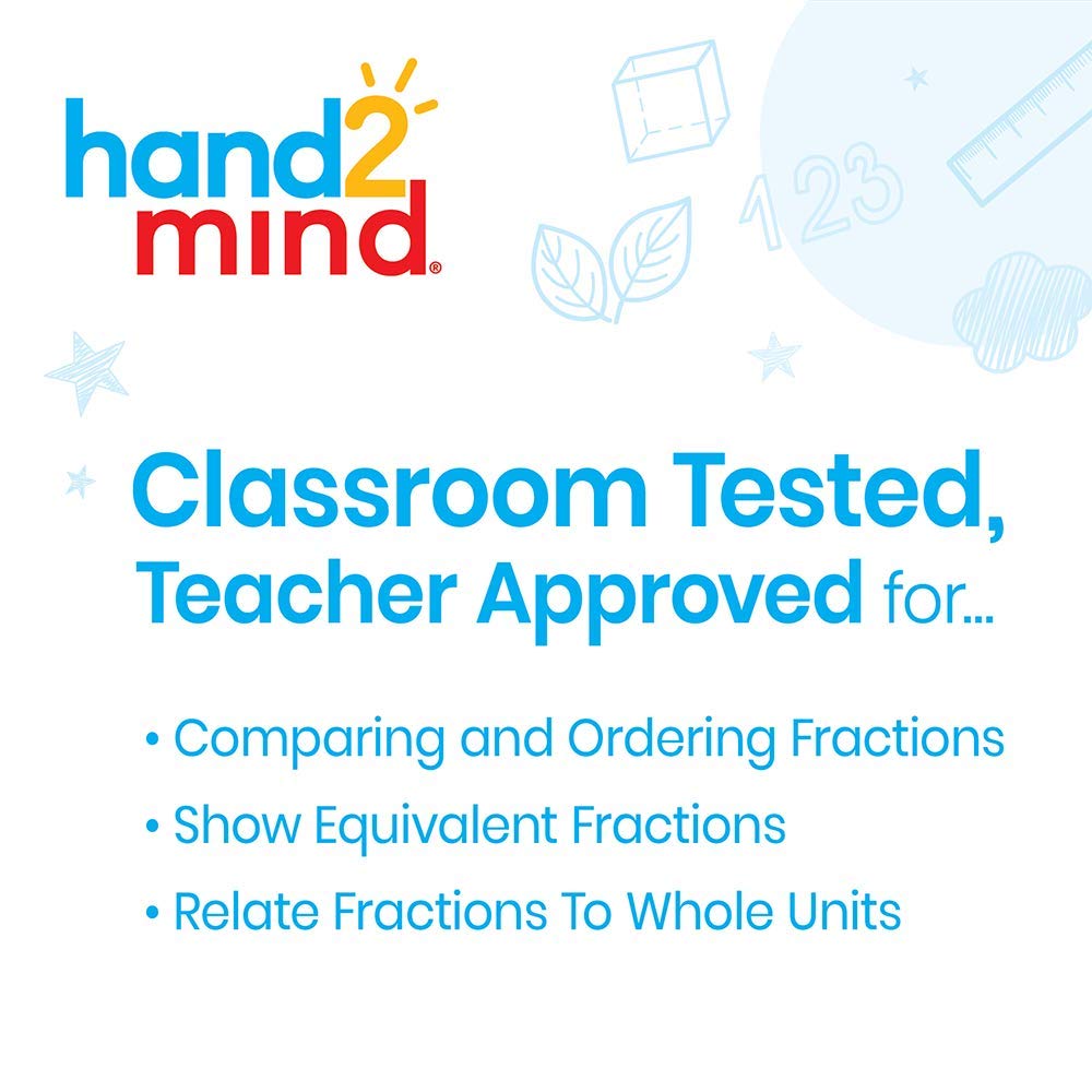 hand2mind Plastic Rainbow Fraction Circles, Fraction Manipulatives, Unit Fraction, Rainbow Circle Math Manipulatives, Fraction Games, Montessori Math, Homeschool Supplies (Set of 51)