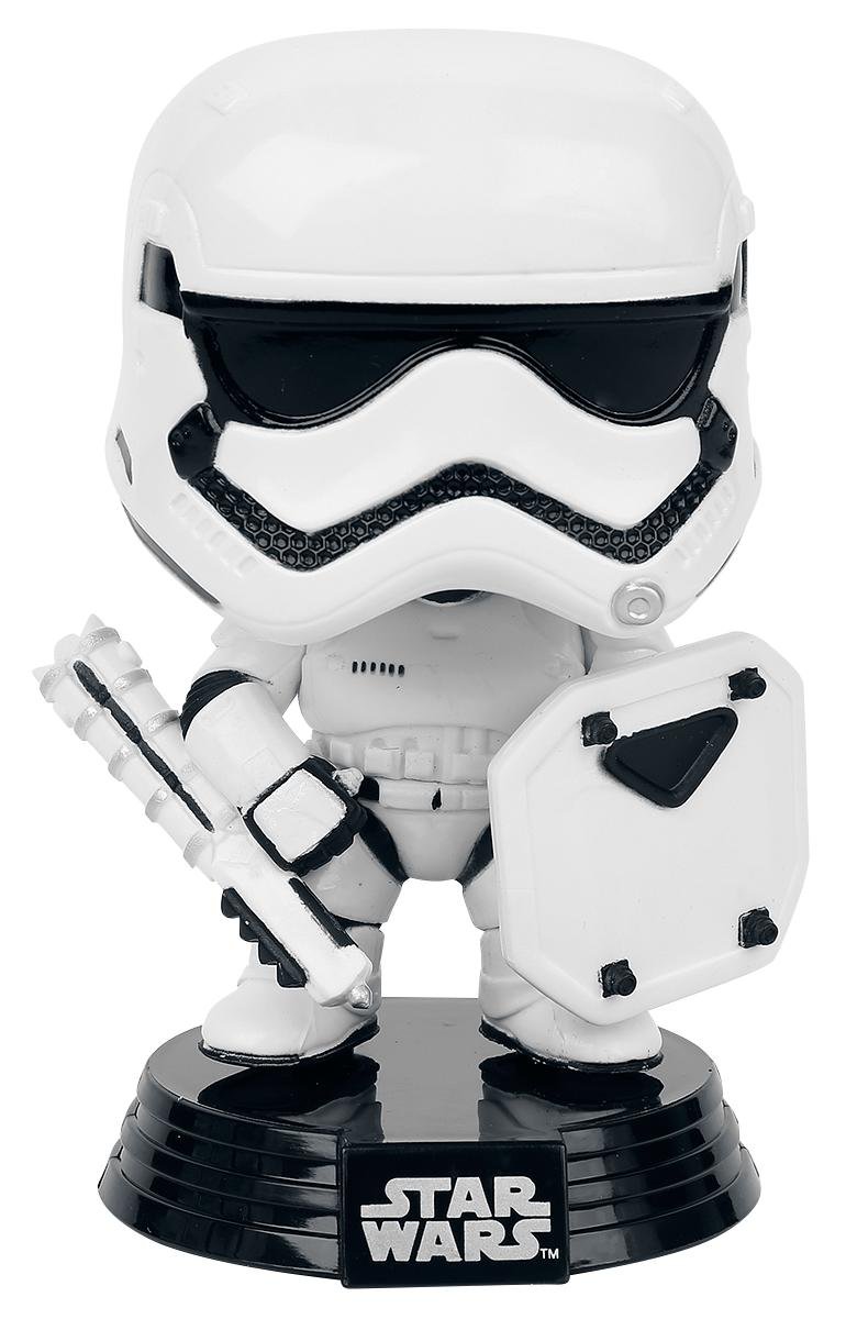 Funko Pop Star Wars: First Order Stormtrooper (Riot Gear) Exclusive Vinyl Bobble Head