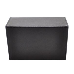 dex protection the dualist deck box | 120 card storage capacity | dual storage compartments | magnetic closure | matte exterior finish with velvet lined interior