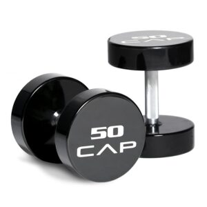 cap barbell commercial urethane dumbbells (pair), 52.5 lb/medium