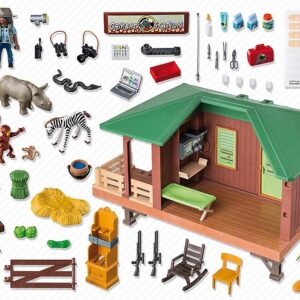 Playmobil Ranger Station with Animal Area [Amazon Exclusive]