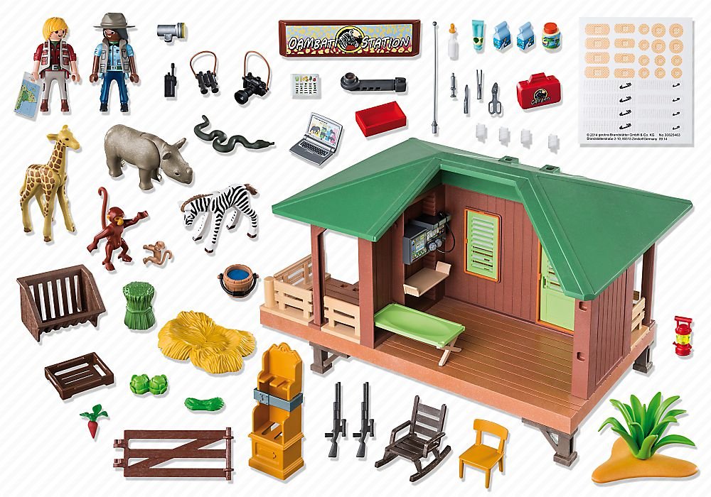 Playmobil Ranger Station with Animal Area [Amazon Exclusive]