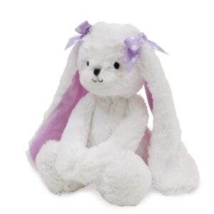 bedtime originals wood plush bunny sasha, lavender