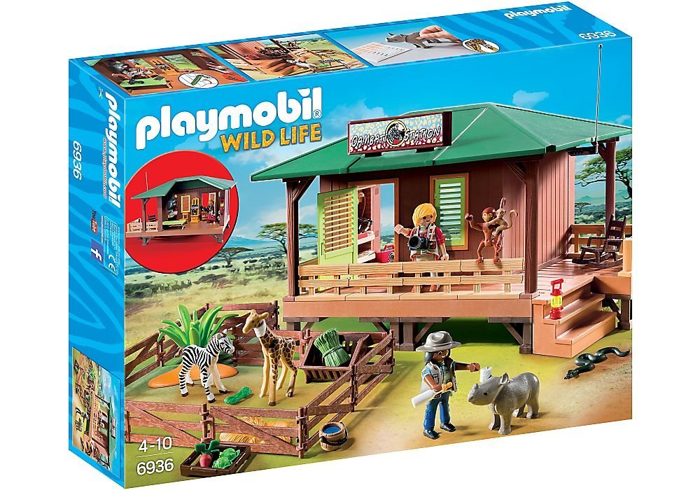 Playmobil Ranger Station with Animal Area [Amazon Exclusive]