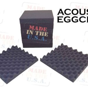 Mybecca 6 Pack Acoustic Panels Studio Foam Egg Crate 1/2" X 12" X 12"