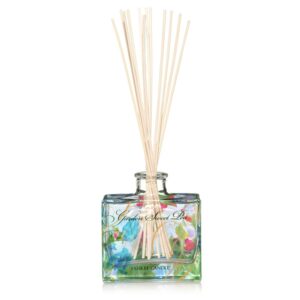 yankee candle signature reed diffuser, garden sweet pea, 88 ml, up to 8 weeks of fragrance, glass