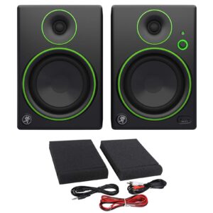 Mackie Studio Monitor, Black w/Green Trim, 4-inch (CR4BT)