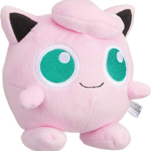 Sanei Pokemon All Star Series Jigglypuff Stuffed Plush, 5", Pink (PP02)