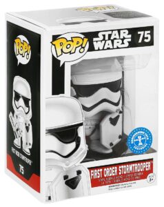 funko pop star wars: first order stormtrooper (riot gear) exclusive vinyl bobble head