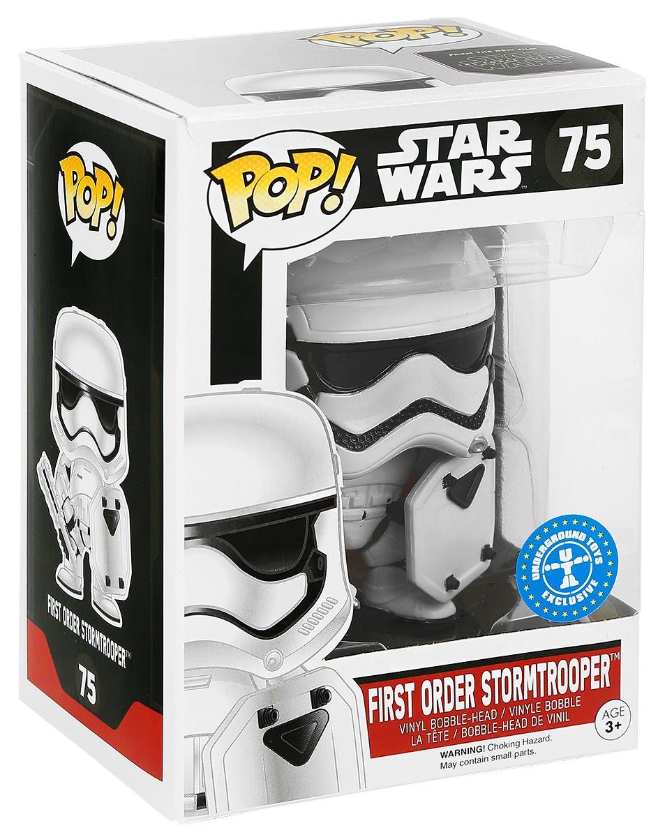 Funko Pop Star Wars: First Order Stormtrooper (Riot Gear) Exclusive Vinyl Bobble Head