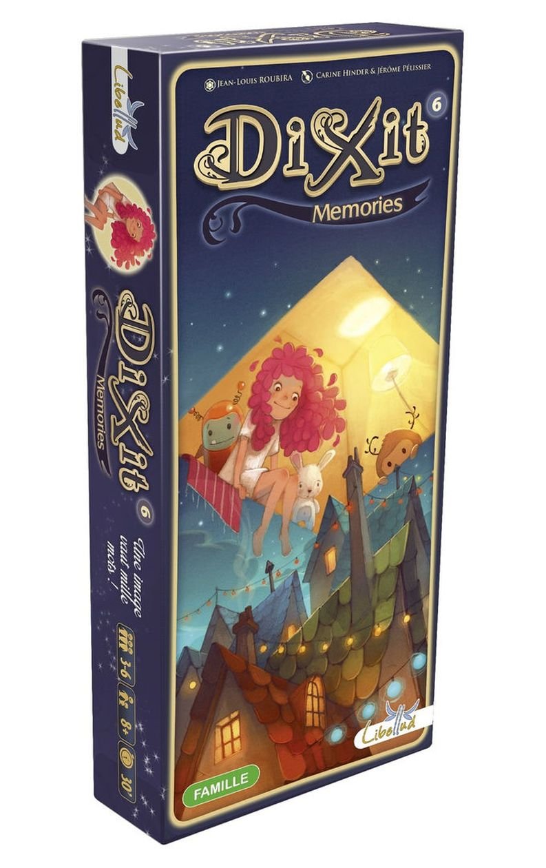 Dixit Memories Board Game EXPANSION - Explore a Fantastical World with 84 Original Art Cards! Creative Storytelling Game for Kids & Adults, Ages 8+, 3-6 Players, 30 Min Playtime, Made by Libellud