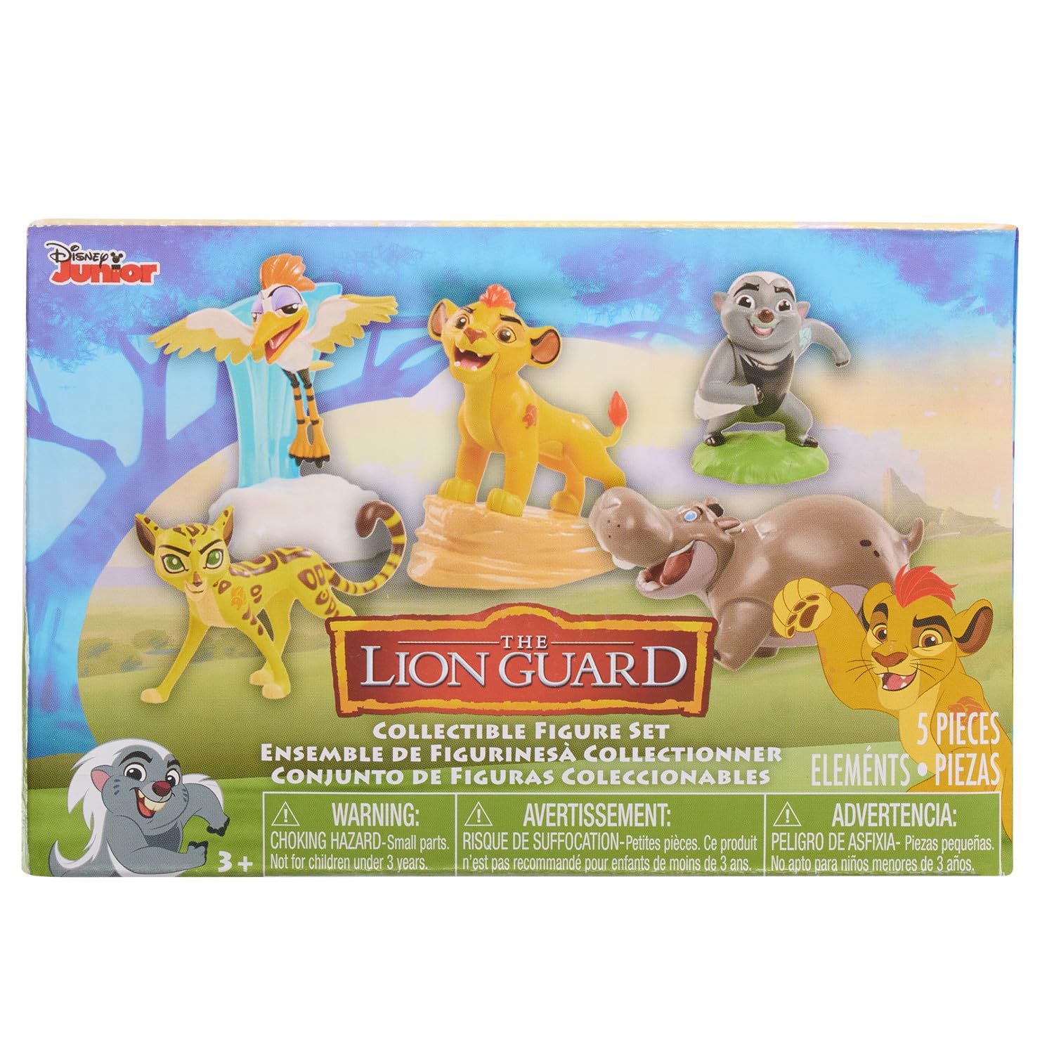 Lion Guard Figures 5 Piece Set, Officially Licensed Kids Toys for Ages 3 Up by Just Play