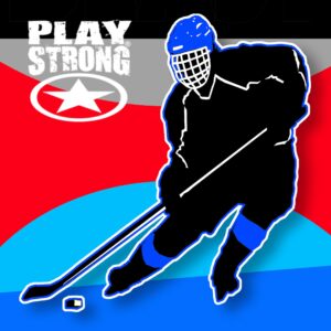 Play Strong 3-Pack Thanks Hockey Coach (Green) You're Awesome 3-Pack (5x7) Greeting Thank You Cards Set Amazing for Hockey Players, Teams, Coaches, Family and Fans - Your Coaches Will Love 'Em!