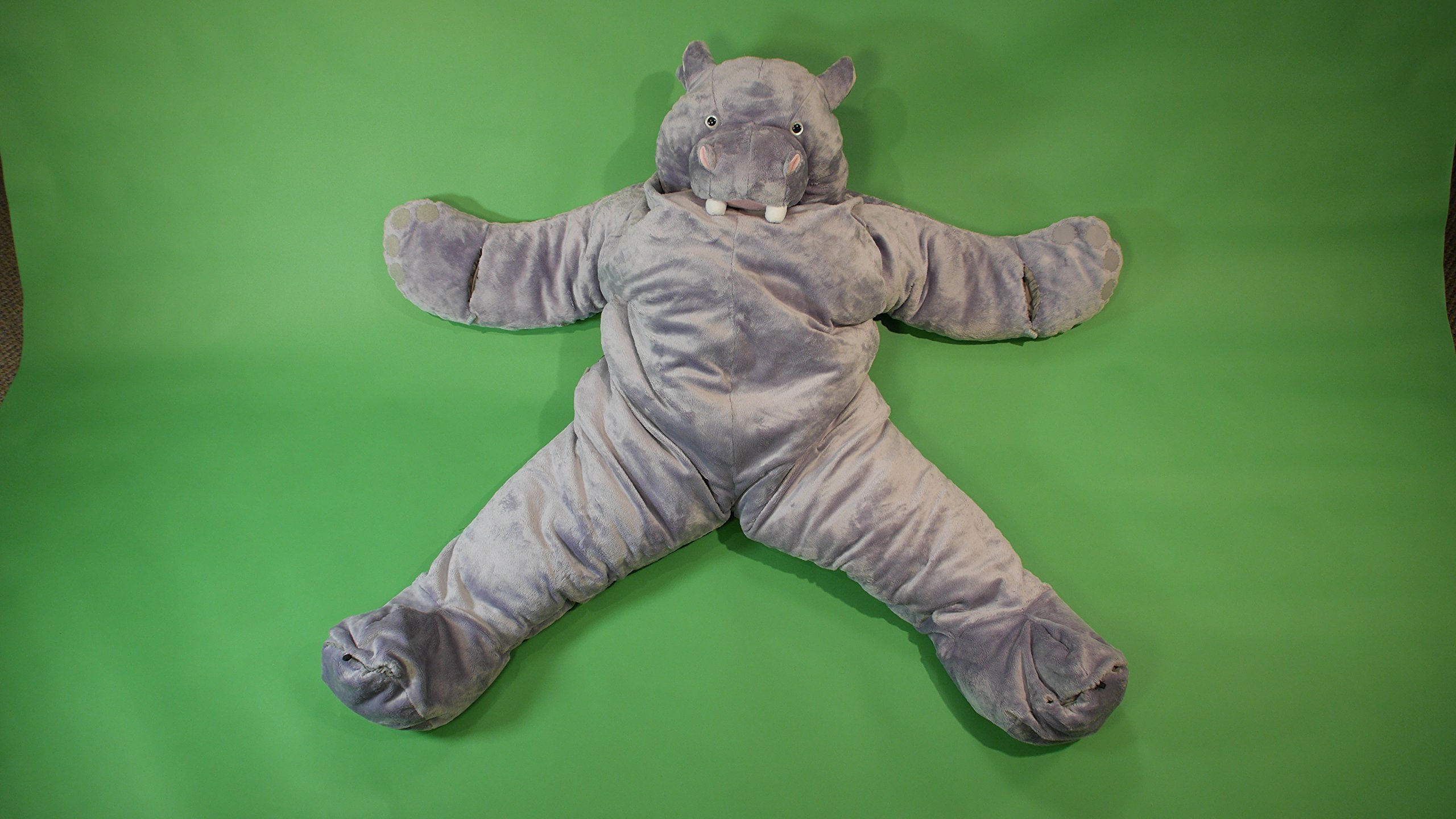 for Children up to 54 inches Tall. The Original SnooZzoo Hippo Children's Sleeping Bag.