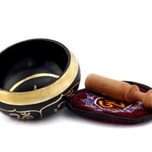 3.75" Tibetan OM Yoga Meditation Peace Singing Bowl