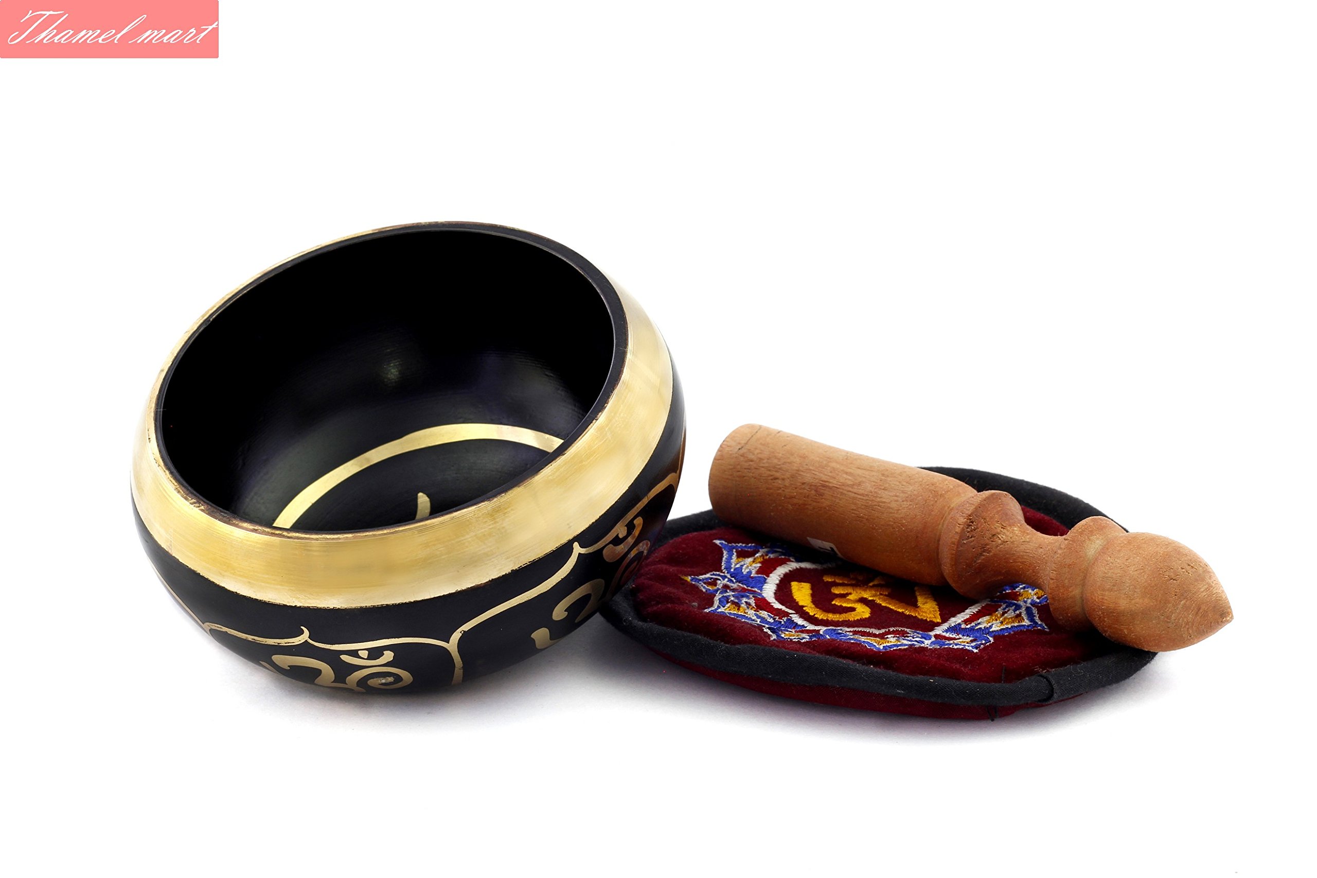 3.75" Tibetan OM Yoga Meditation Peace Singing Bowl