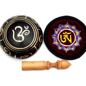 3.75" Tibetan OM Yoga Meditation Peace Singing Bowl