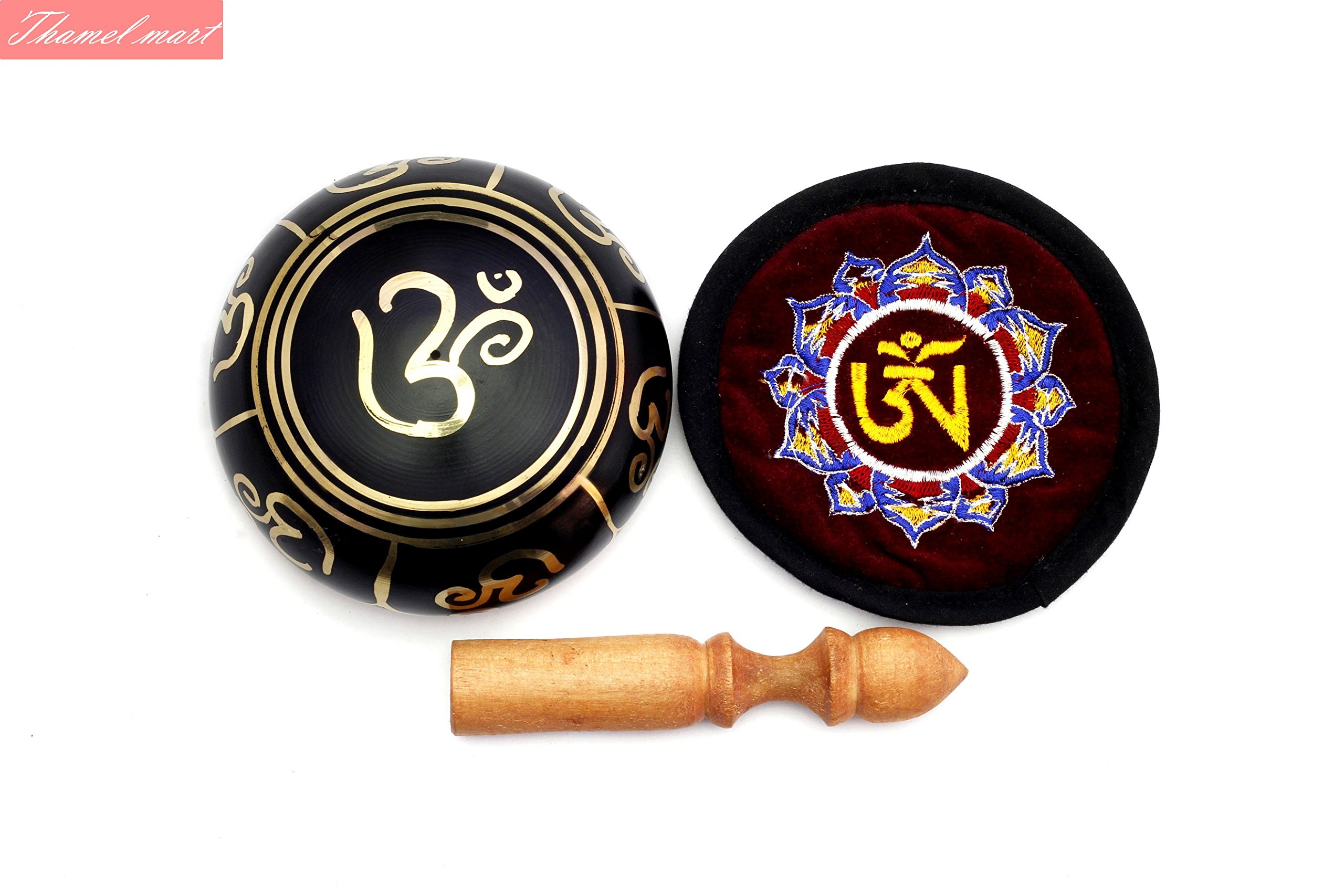 3.75" Tibetan OM Yoga Meditation Peace Singing Bowl