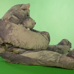 for Children up to 54 inches Tall. The Original SnooZzoo Hippo Children's Sleeping Bag.