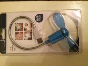 usb personal fan (dark blue)