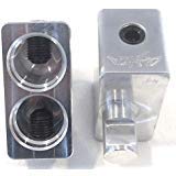 sky high car audio dual 2/0 gauge to 1/0 gauge amp input reducers - pair