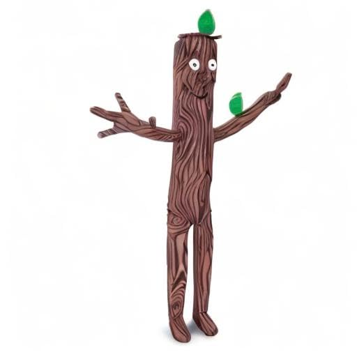 Aurora Gruffalo, Official Merchandise, 60573, The Stick Man, Soft Toy, Brown, 15 cm