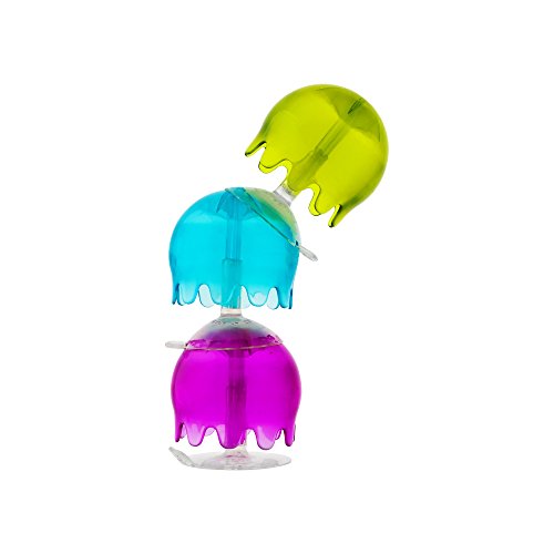 Boon Jellies Suction Cup Bath Toys - Bathtub Baby Sensory Toys - Jellyfish Suction Toys for Bath Time - Multicolored - Baby and Toddler Bath Toys - 9 Count - Ages 12 Months and Up