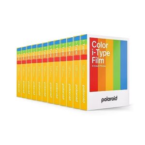 polaroid color film for i-type 12 pack, 96 photos (6011)