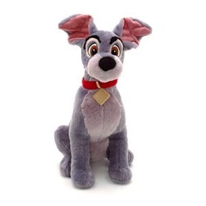 disney tramp plush - lady and the tramp - 16 inches, authentic toy figure for kids and collectors, soft and huggable cuddly toy, suitable for all ages 0+