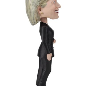 Royal Bobbles Hillary Clinton Bobblehead, Premium Polyresin Lifelike Figure, Unique Serial Number, Exquisite Detail