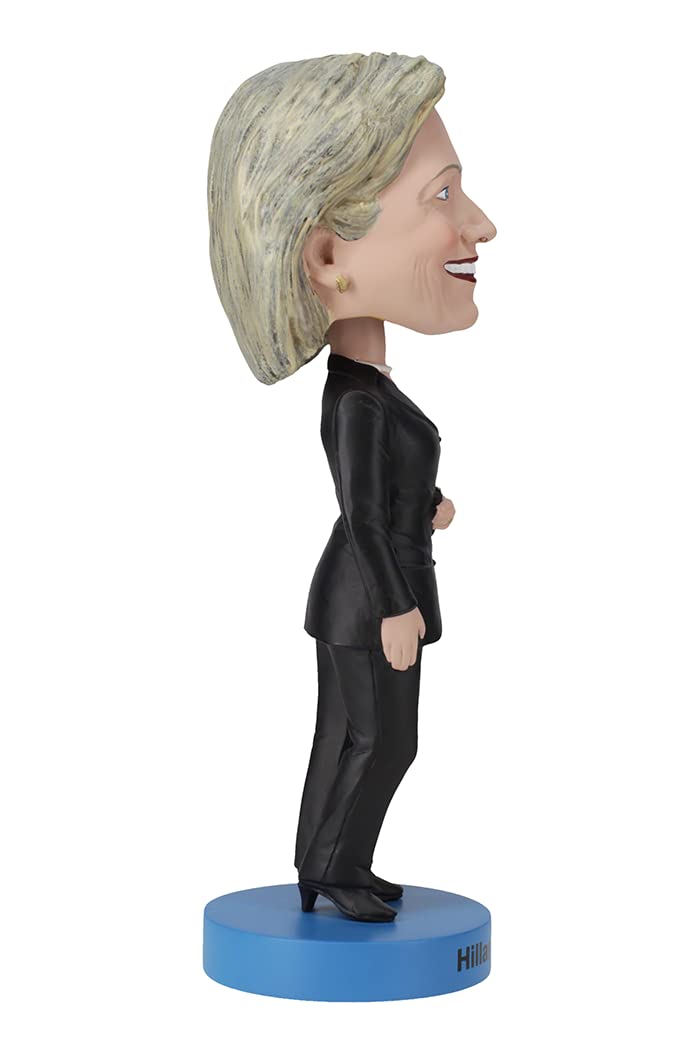 Royal Bobbles Hillary Clinton Bobblehead, Premium Polyresin Lifelike Figure, Unique Serial Number, Exquisite Detail