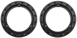 6 1/2" 6.5" front or rear door speaker adapter spacer rings fits 2008-2015 mitsubishi lancer & 2007-2016 outlander - sak107_55-1 pair