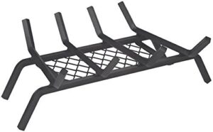 homebasix ltfg-w18 9718s5 fireplace grate, 11 in w x 18 in d x 5-5/8 in h