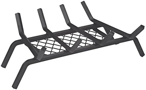 HOMEBASIX LTFG-W18 9718S5 Fireplace Grate, 11 in W x 18 in D x 5-5/8 in H