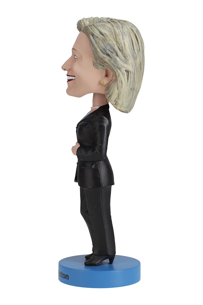 Royal Bobbles Hillary Clinton Bobblehead, Premium Polyresin Lifelike Figure, Unique Serial Number, Exquisite Detail