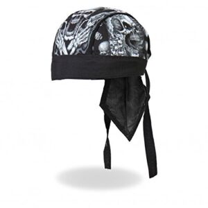 authentic bikers premium headwraps, the assassin micro-fiber & mesh lining headwrap