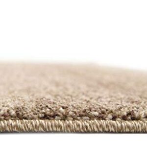 Unique Loom Del Mar Collection Area Rug - Abigail (7' 10" Square, Beige/ Ivory)