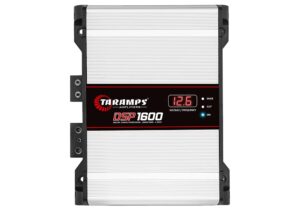 taramp's dsp-1600.1 1600 watts-rms compact car amplifier digital signal processor full range monoblock 1-ohm stable, black