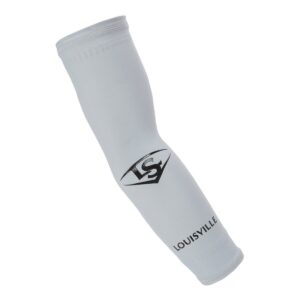 louisville slugger arm sleeve small/medium-md, gray